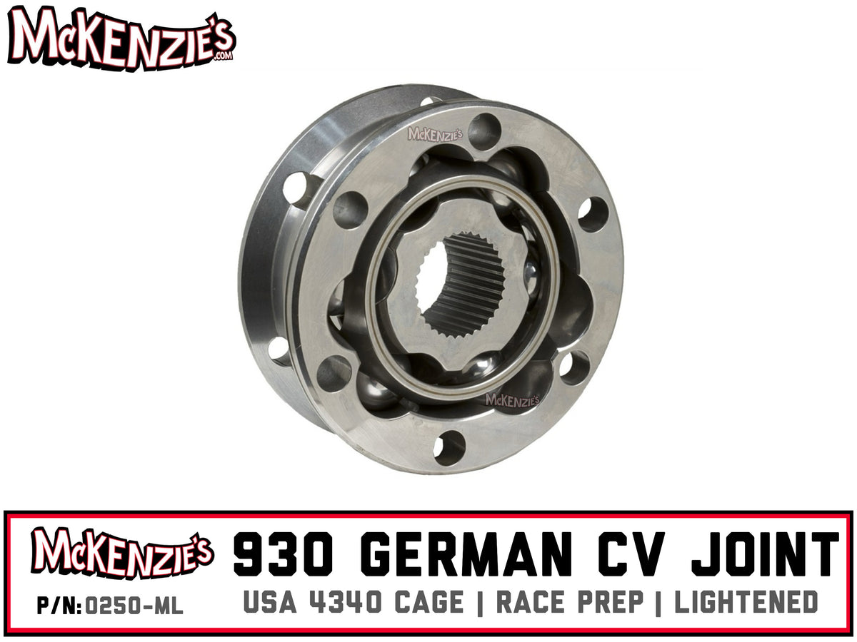930 CV Joint | 4340 CAGE | PREPPED & LIGHTENED| McKenzie's
