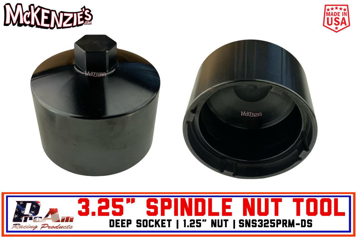 3.25" Spindle Nut Tool | Deep Socket | SNS325PRM-DS| McKenzie's
