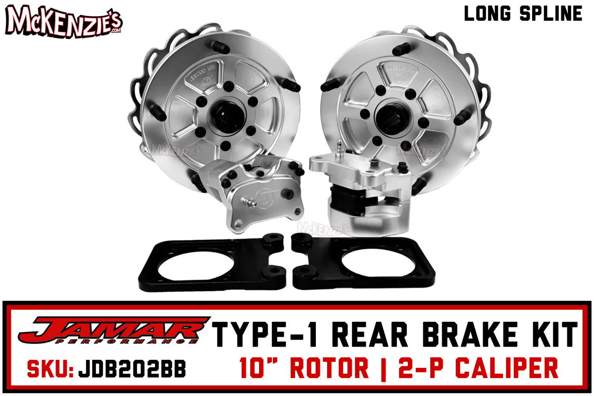Jamar JDB202BB Rear IRS Brake Hub Kit | 10" Rotor | 2-Piston Caliper ...