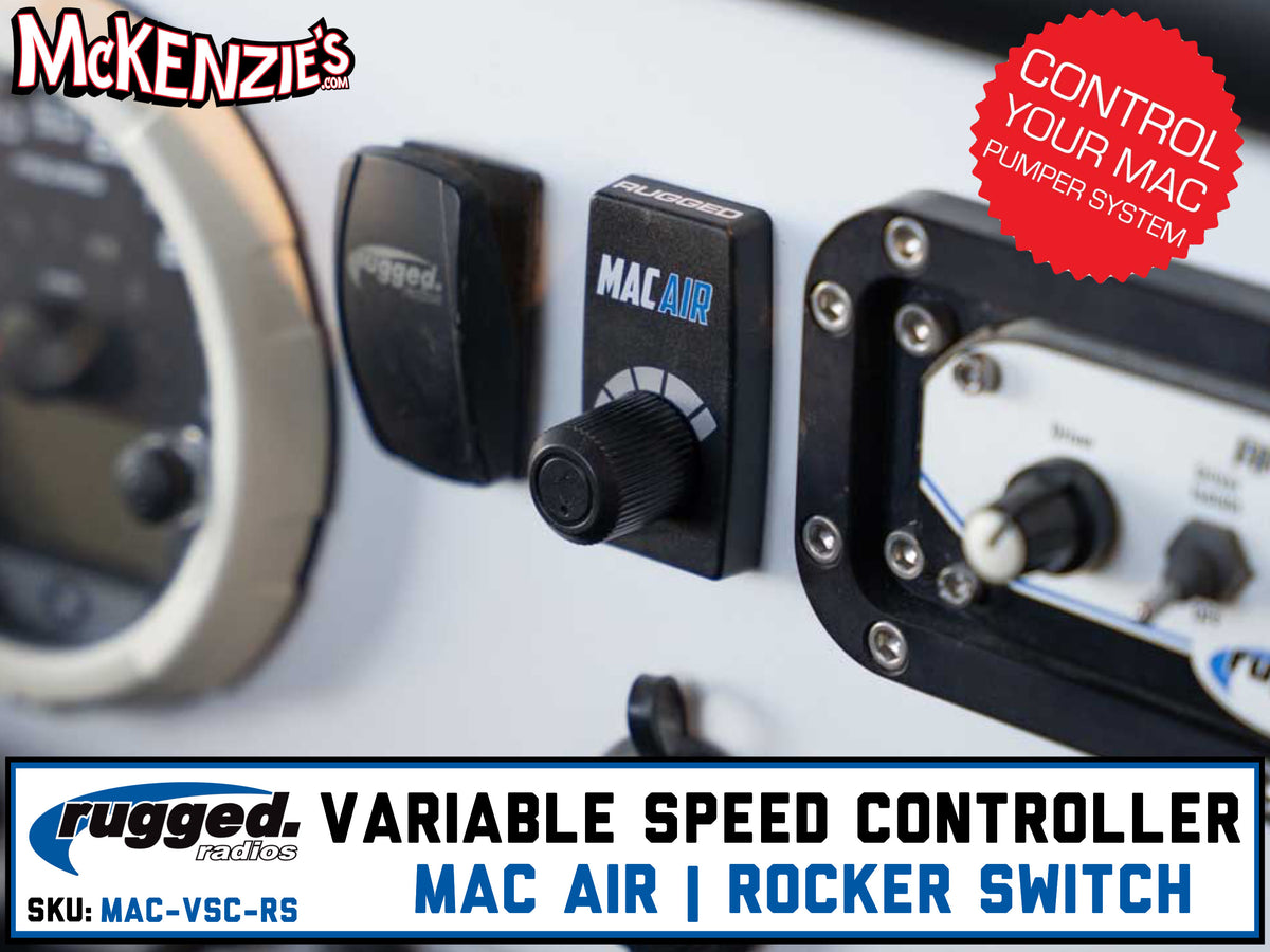 Rugged Rocker Switch Variable Speed Controller | MAC-VSC-RS| McKenzie's