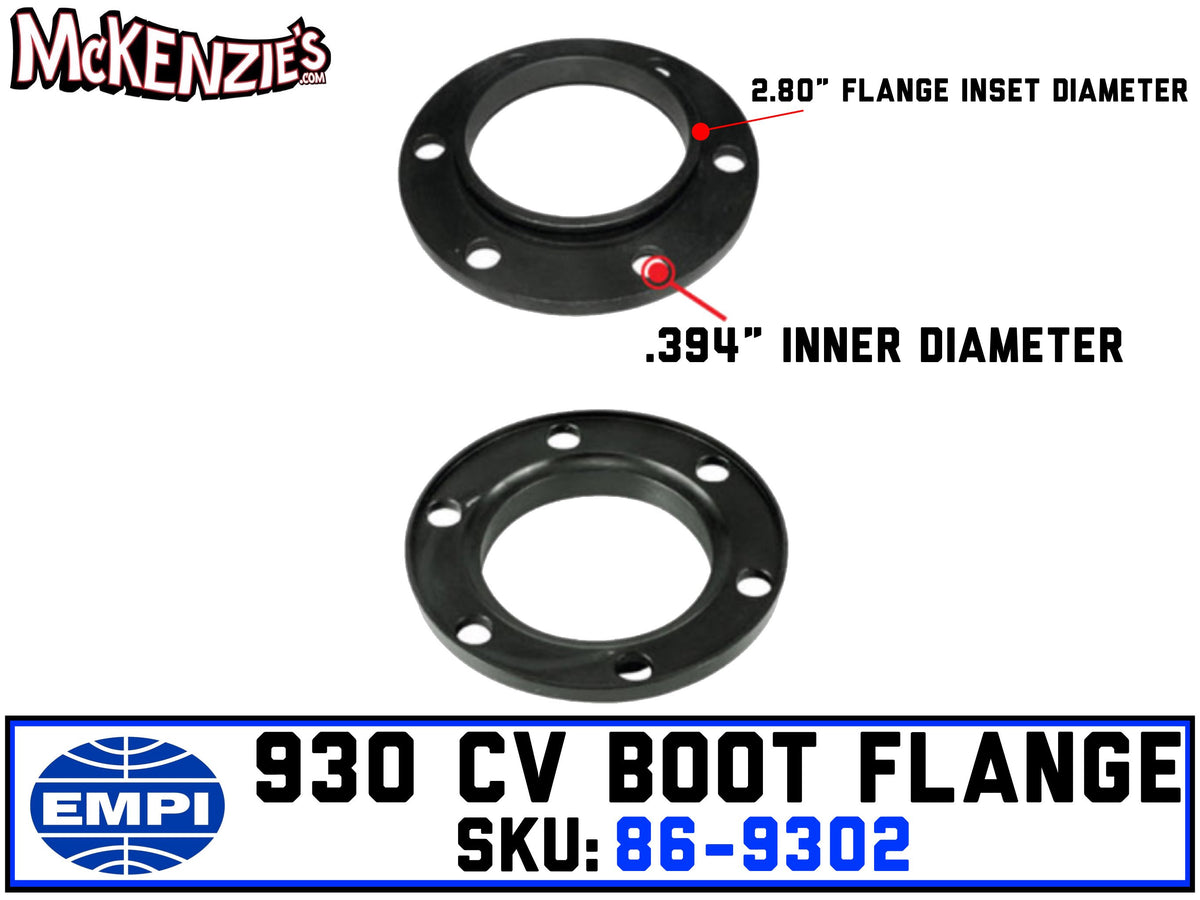 930 CV Boot Flange | Inner Boot Style | EMPI 86-9302| McKenzie's